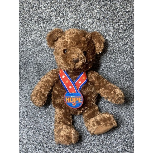 Gund | Toys | Gund Teddy Bear 203 Hope Believe You Can Metal Award ...